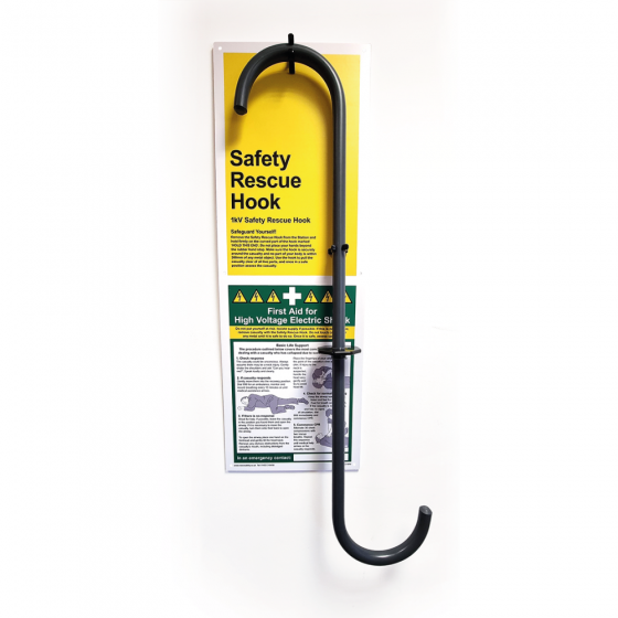 Safety Rescue Hook 1kV with Portrait Rescue Station | Reece Safety