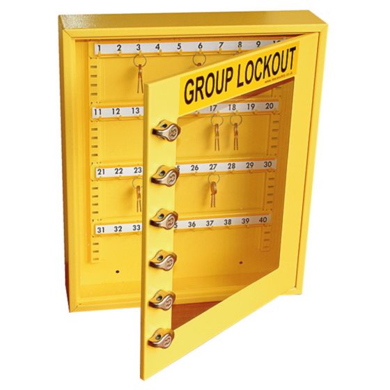 Steel Wall Mounted Group Lockout Box | Reece Safety