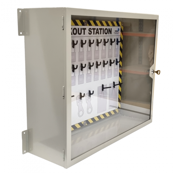 Steel Lockout Station Cabinet Lockable LSE-CAB | Reece Safety