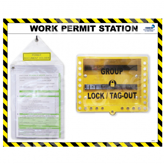 Single Work Permit Station | Reece Safety