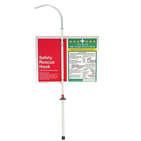 45kV Rescue Stick 1.65m with Rescue Hook Panel | Reece Safety