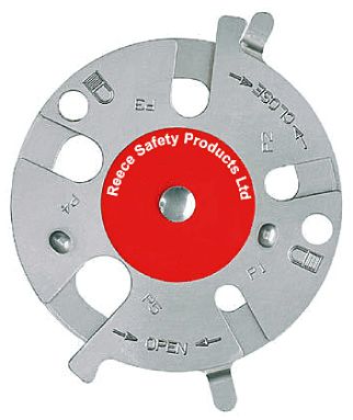 Circular Pneumatic Lockout Device | Reece Safety | Reece Safety