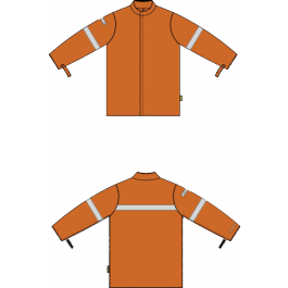 Alu-Safe DP Casting coat - International Orange | Reece Safety