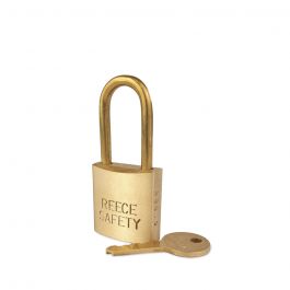 Brass 32mm Body Safety Padlock | Reece Safety