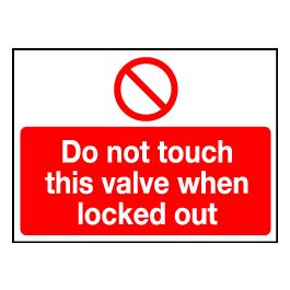Do not touch Safety Lockout Labels | Reece Safety