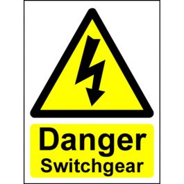 Hazard Warning Sign 200x150mm Danger Switchgear (s/a) | Reece Safety