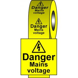 Safety Labels - Mains Voltage | Reece Safety