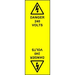 Electrical Cable Marking Labels - 240 Volts | Reece Safety