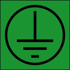 Earth Labels 25mm x 25mm 100 labels per sheet (s/a) | Reece Safety