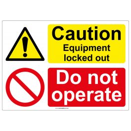 "Caution, Do Not Operate" Safety Sign | Reece Safety