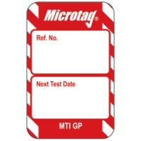 Microtag Inserts - Red - Pack of 20 | Reece Safety