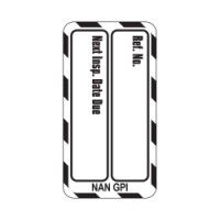 Nanotag Insert - White - Next Inspection - Pack of 10 | Reece Safety