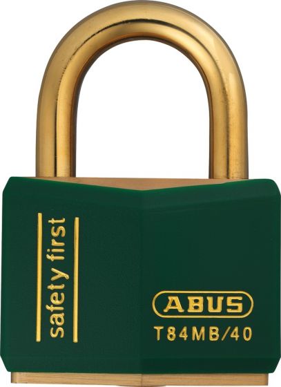 Brass ABUS T84/MB Padlock in 6 colour options | Reece Safety