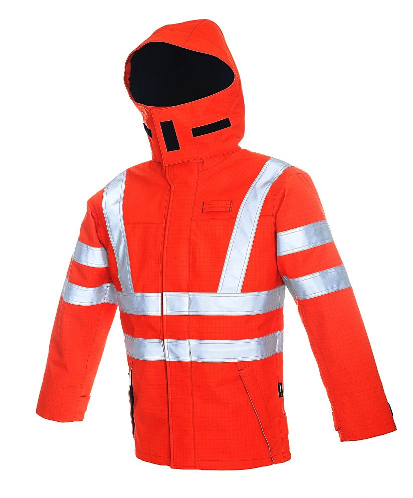 High Viz Arc Flash Waterproof Jacket 47.0cal/cm2 | Reece Safety