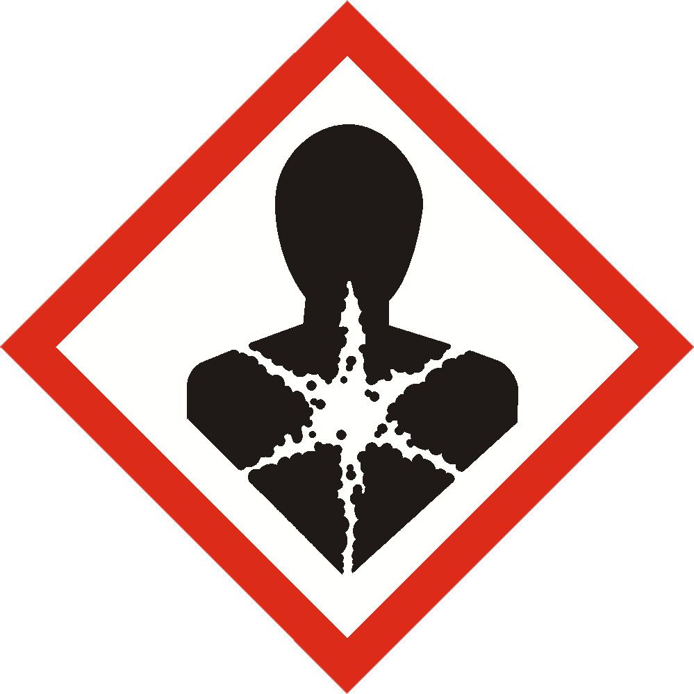 GHS HEALTH HAZARD sign 100mm x 100mm | Reece Safety