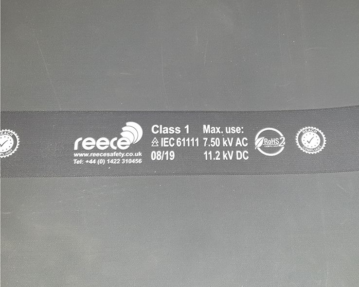 IEC61111 Class 1 7,500V Matting 1000mm x 2.2mm | Reece Safety