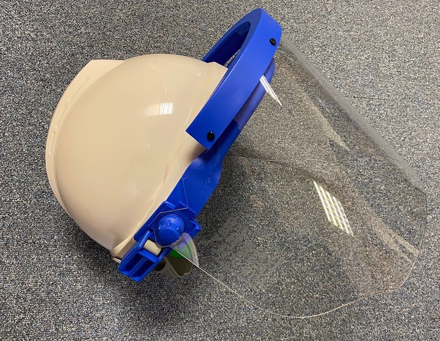 Class 1 universal helmet mounted face shield | Reece Safety