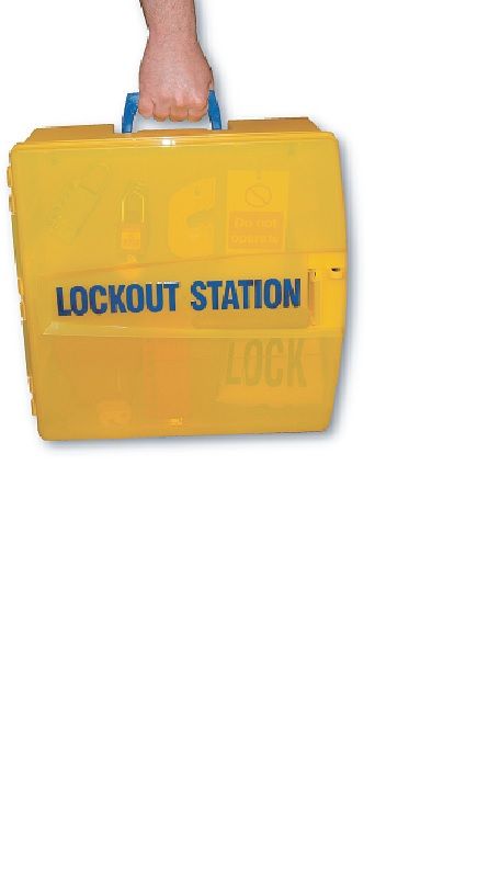 Portable Lockout Equipment Box and contents | Reece Safety