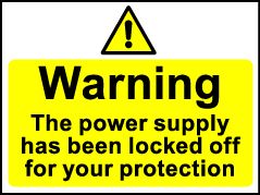 Warning Safety Lockout Labels | Reece Safety