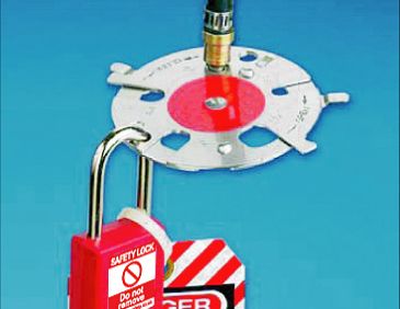 Circular Pneumatic Lockout Device | Reece Safety | Reece Safety