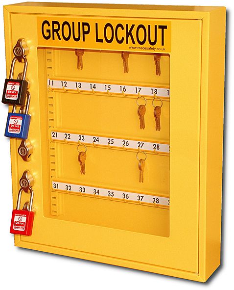 Steel Wall Mounted Group Lockout Box | Reece Safety