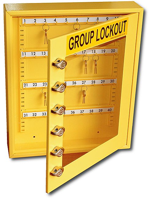 Steel Wall Mounted Group Lockout Box | Reece Safety