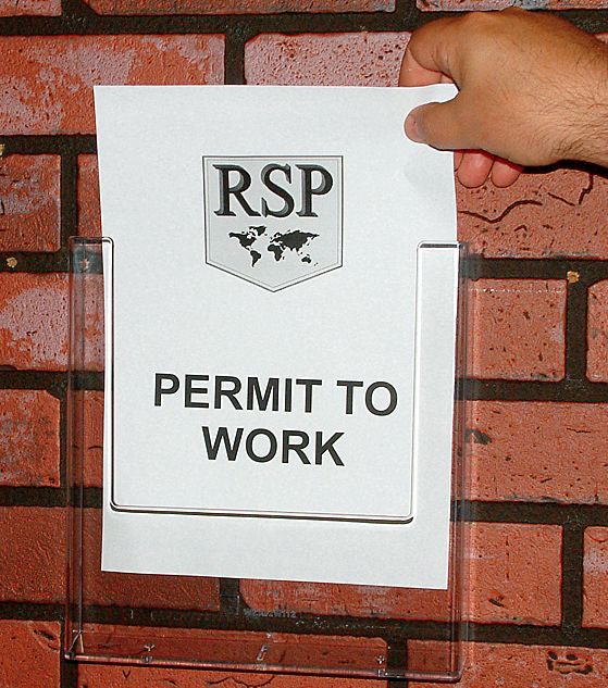 A4 Permit Document Holder | Reece Safety | Reece Safety