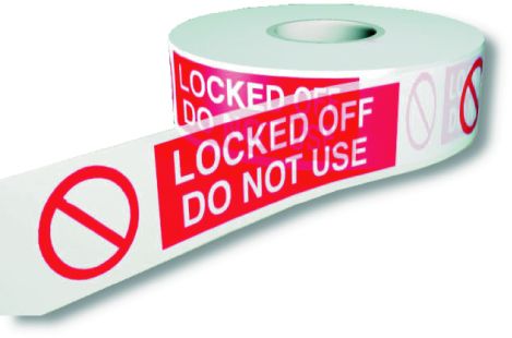 Locked Off Barrier Tape | Reece Safety