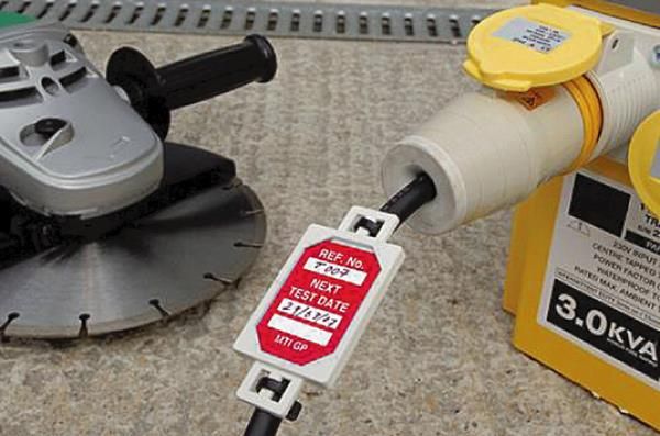 Scafftag Microtag for harnesses - Yellow insert | Reece Safety