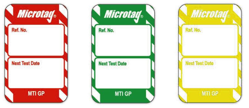 Microtag Inserts - Green - Pack of 20 | Reece Safety