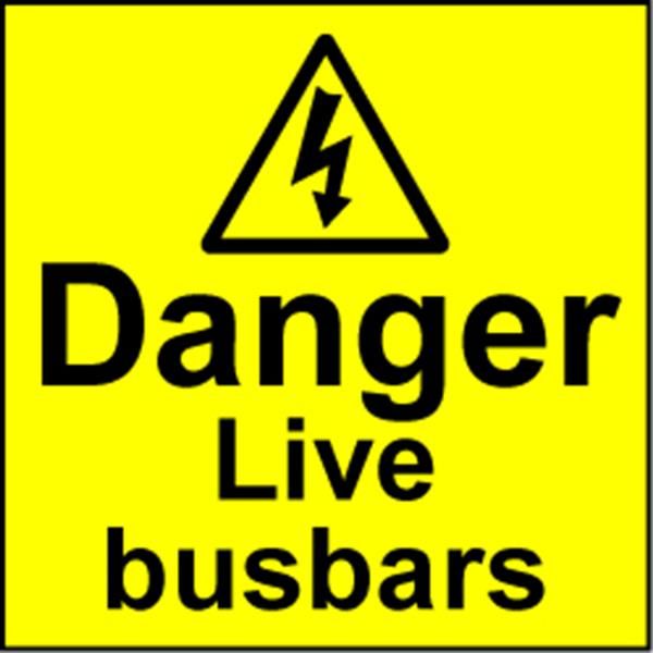 Electrical Safety Labels - Live Busbar | Reece Safety