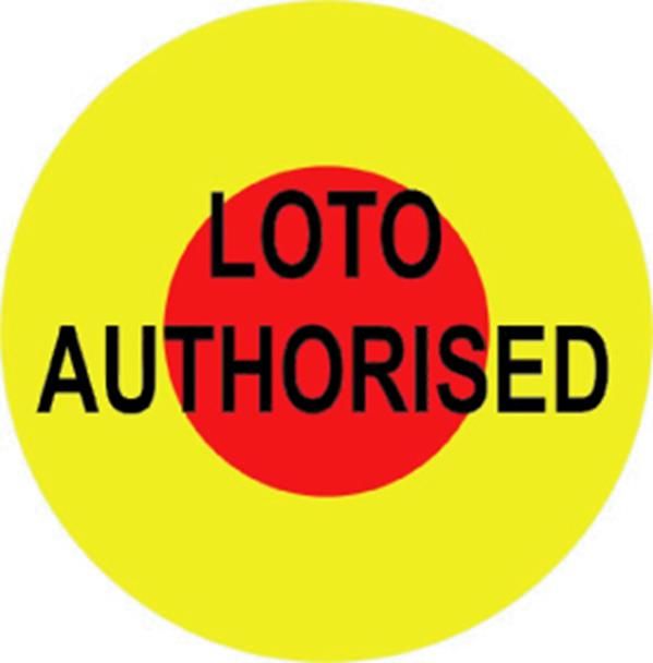 Loto Authorised Labels | Reece Safety