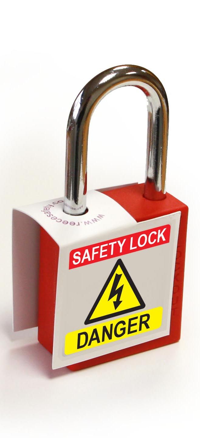 Danger Lockout Padlock Fold-Over Tag | Reece Safety