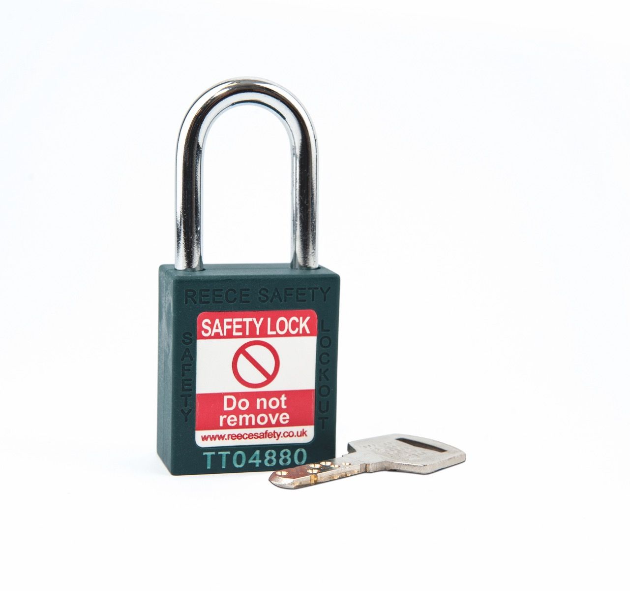TEAL Steel Shackle safety padlock keyed differently | Reece Safety