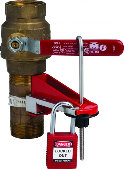 Semi-permanent ball valve lockout | Reece Safety